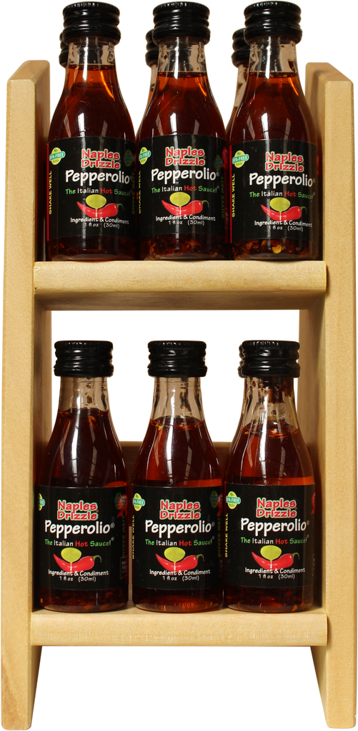 1oz Miniature Bottle Display Rack – Naples Drizzle